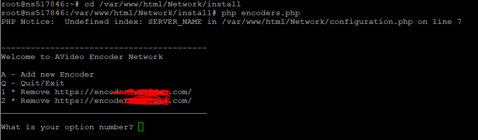 Encoder-Network view gives multiple encoders · Issue #4609 · WWBN/AVideo · GitHub