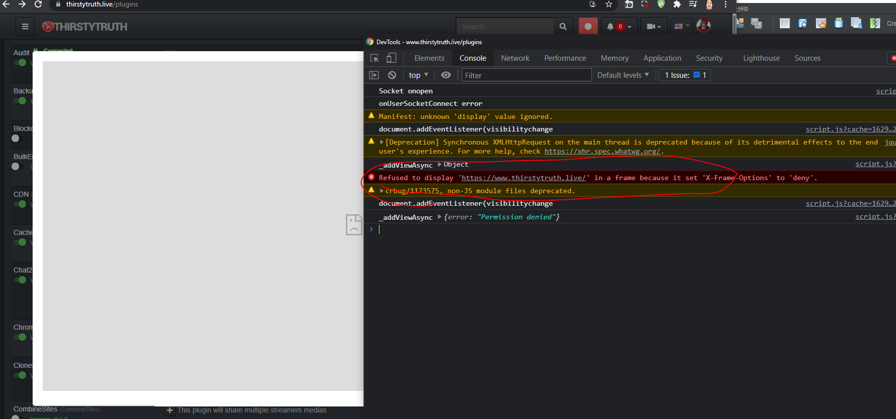 Refused to Connect... · Issue #5616 · WWBN/AVideo · GitHub