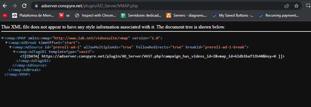 Ad server working. Getting "video MUST be a MP4 video file" errors when ...
