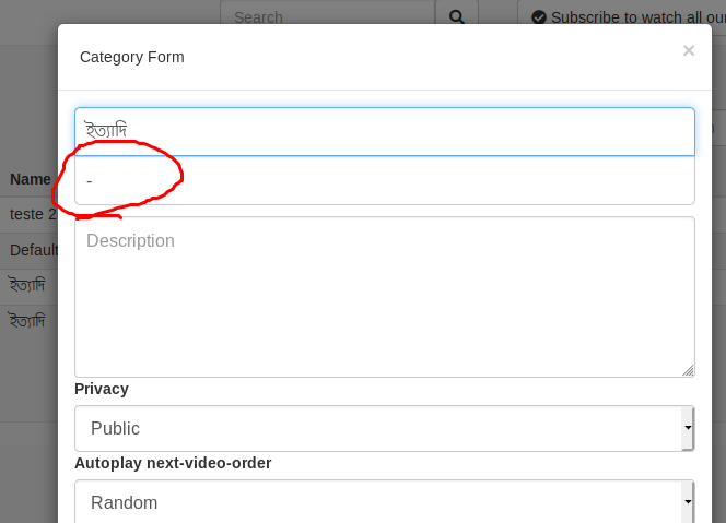 I cant create Category in Bangla Language · Issue #1490 · WWBN/AVideo · GitHub