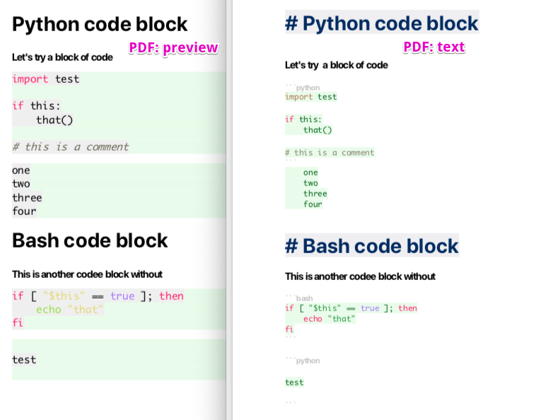 Syntax highlighting in the preview · Issue #1526 · pbek/QOwnNotes · GitHub