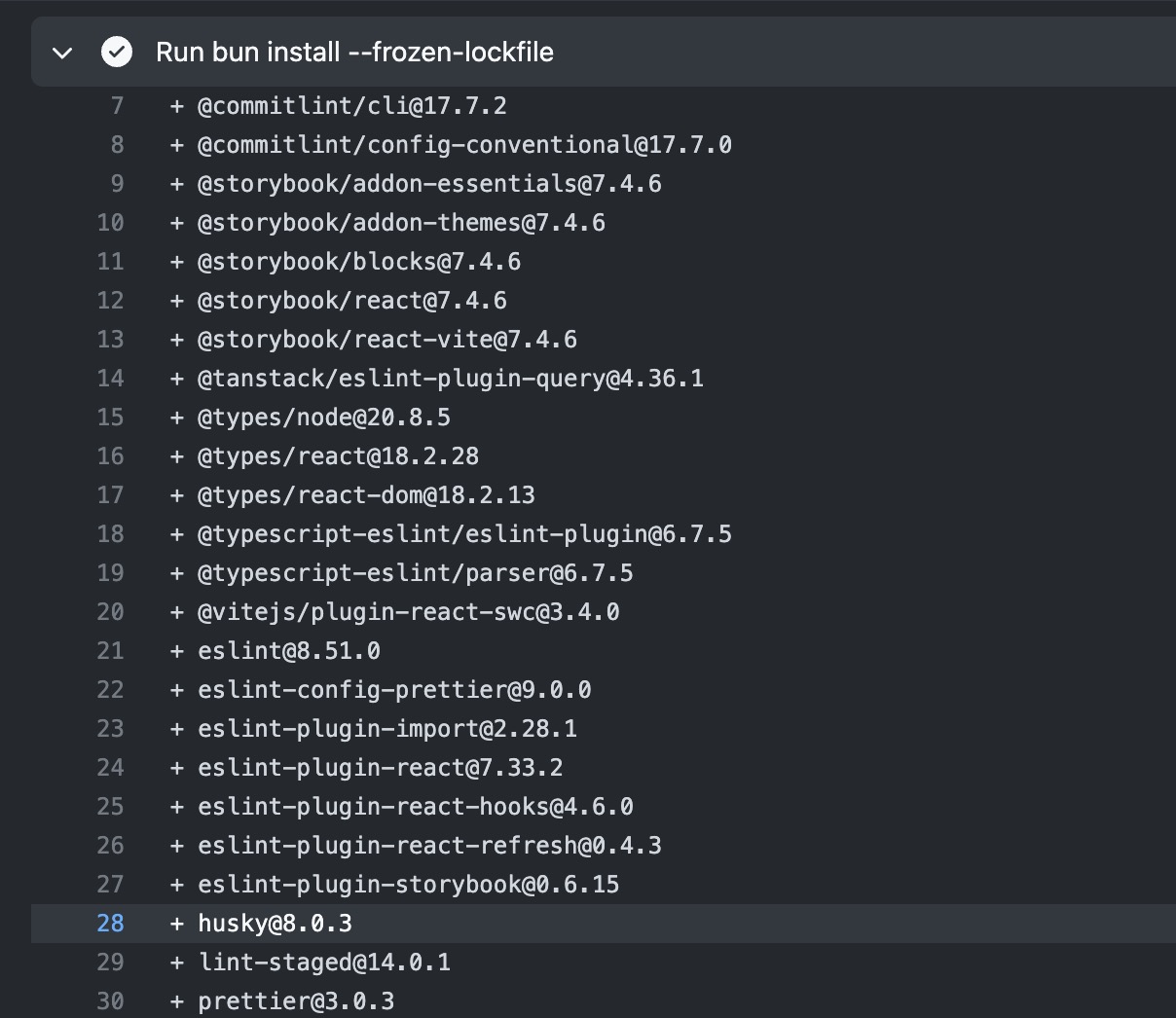 Inconsistent package versions during CI package installation · Issue #6480 · oven-sh/bun · GitHub