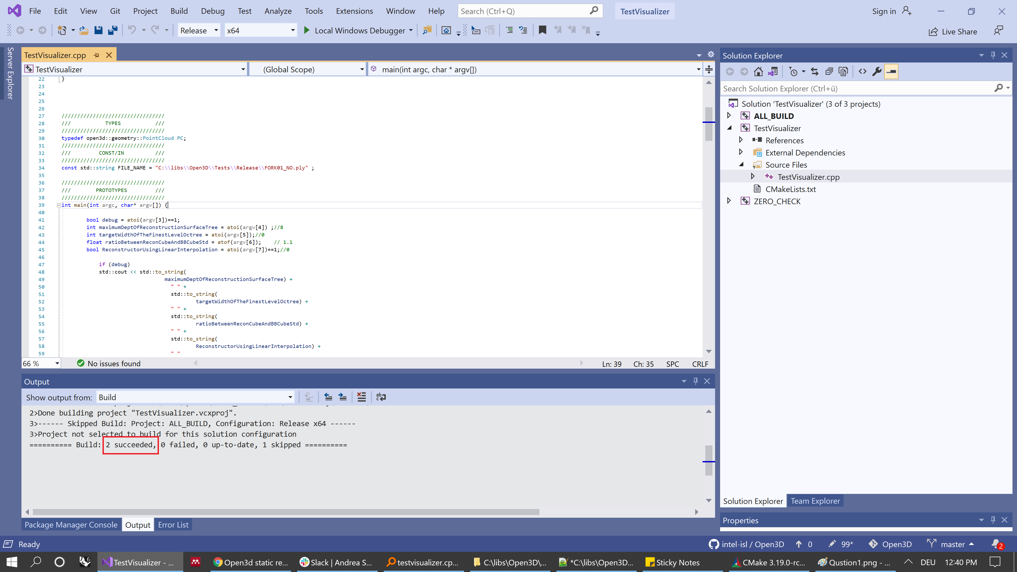 Open3d static reference (Update: Issue solved with tutorial for dynamic version) · Issue #2717 ...