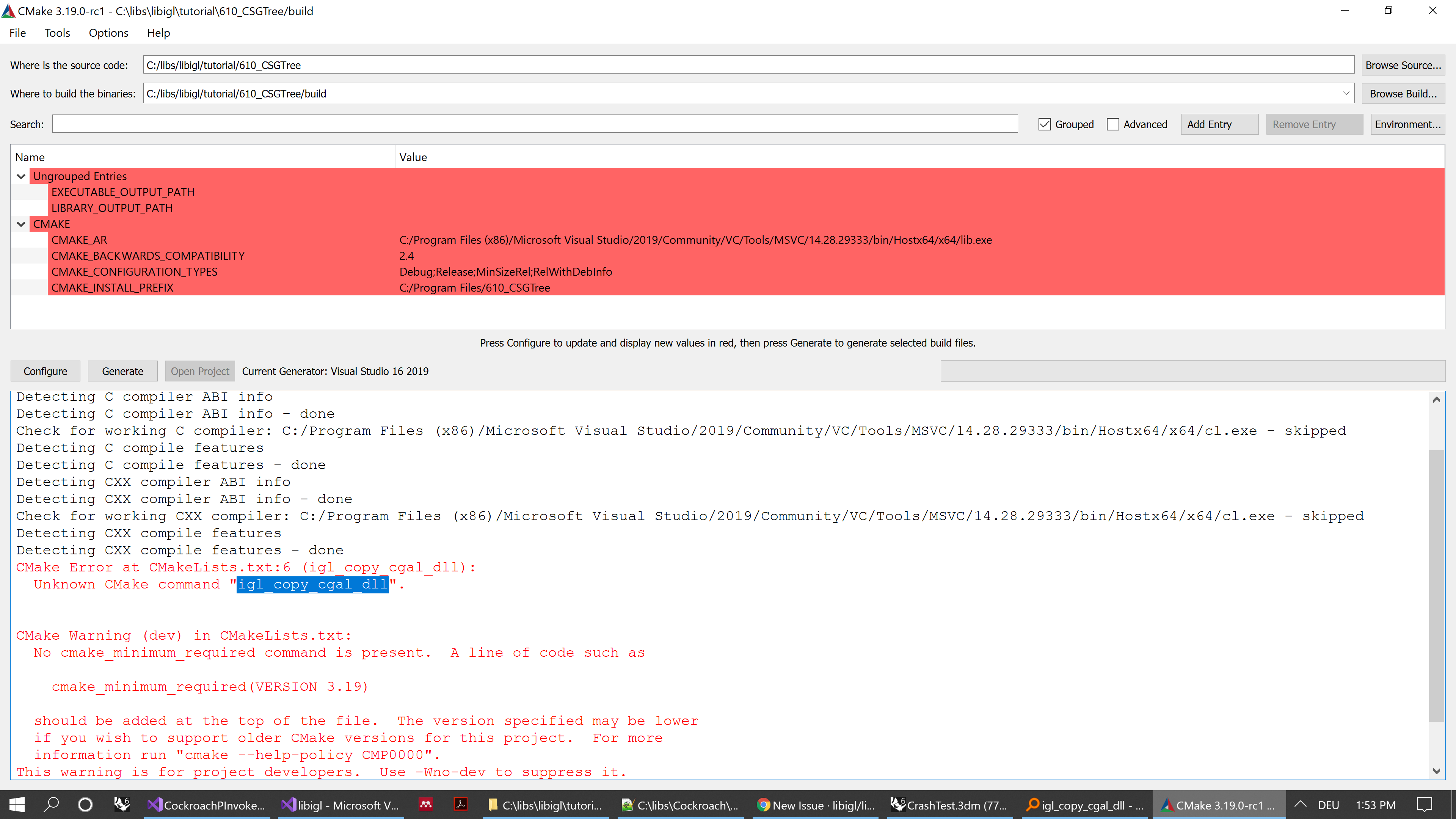 Compile CSG Boolean Example · Issue #1688 · libigl/libigl · GitHub