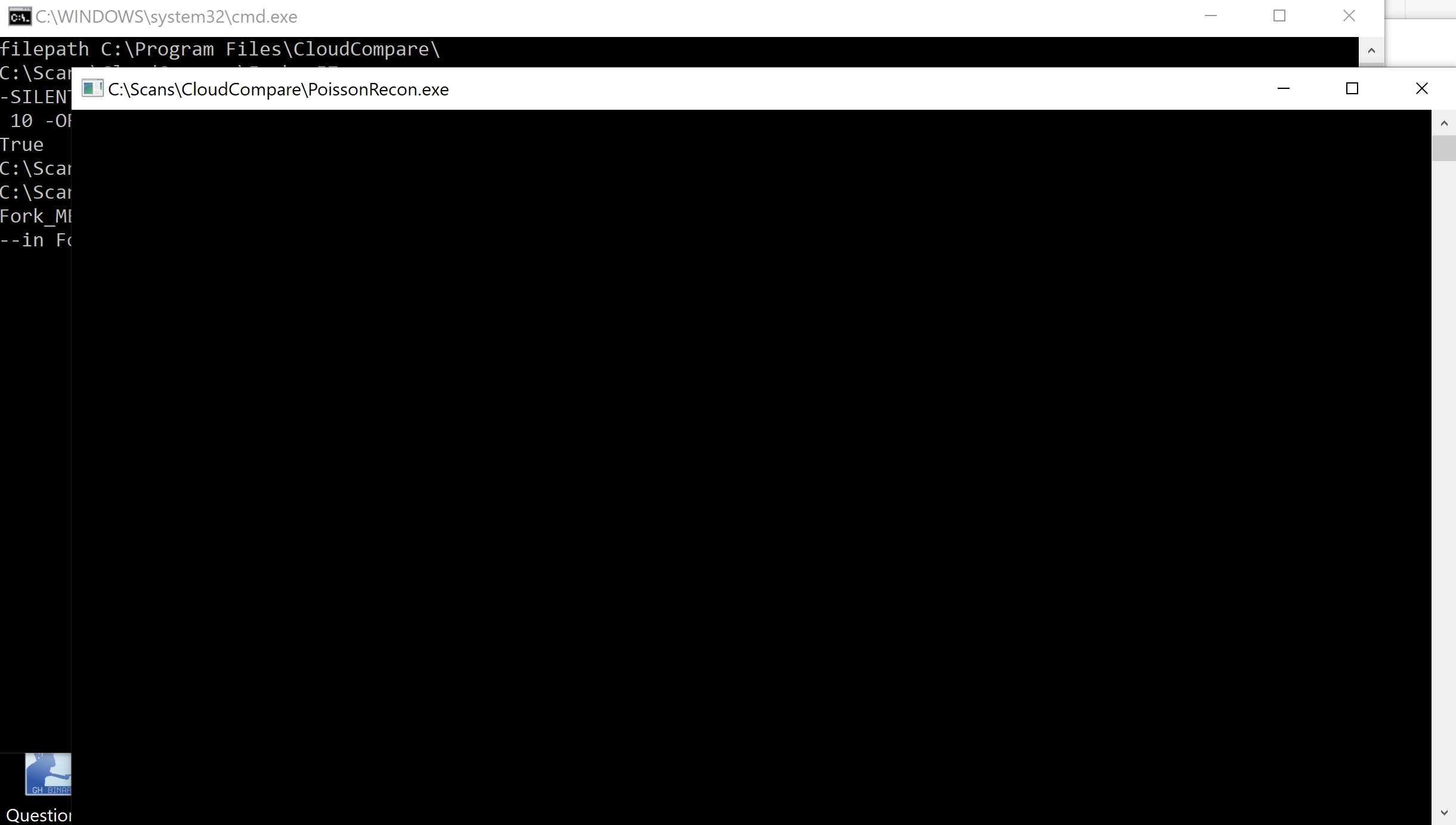 Poisson Reconstuction command line - silent mode · Issue #135 · mkazhdan/PoissonRecon · GitHub