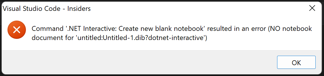 Cannot create a new notebook if an existing one is unsaved. · Issue ...
