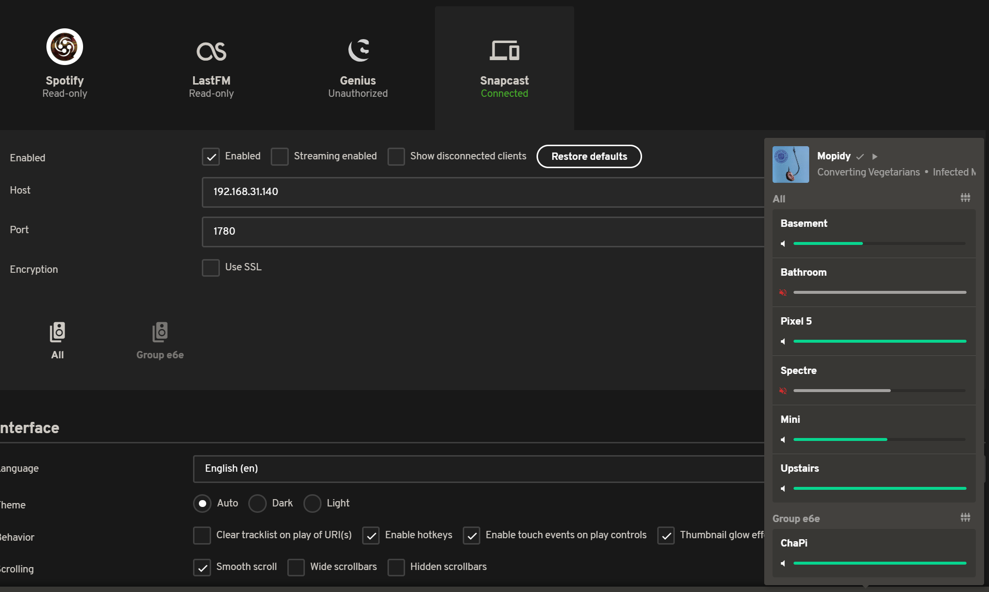 Do not show inactive snapcast clients in new Layout · Issue #779 · jaedb/Iris · GitHub