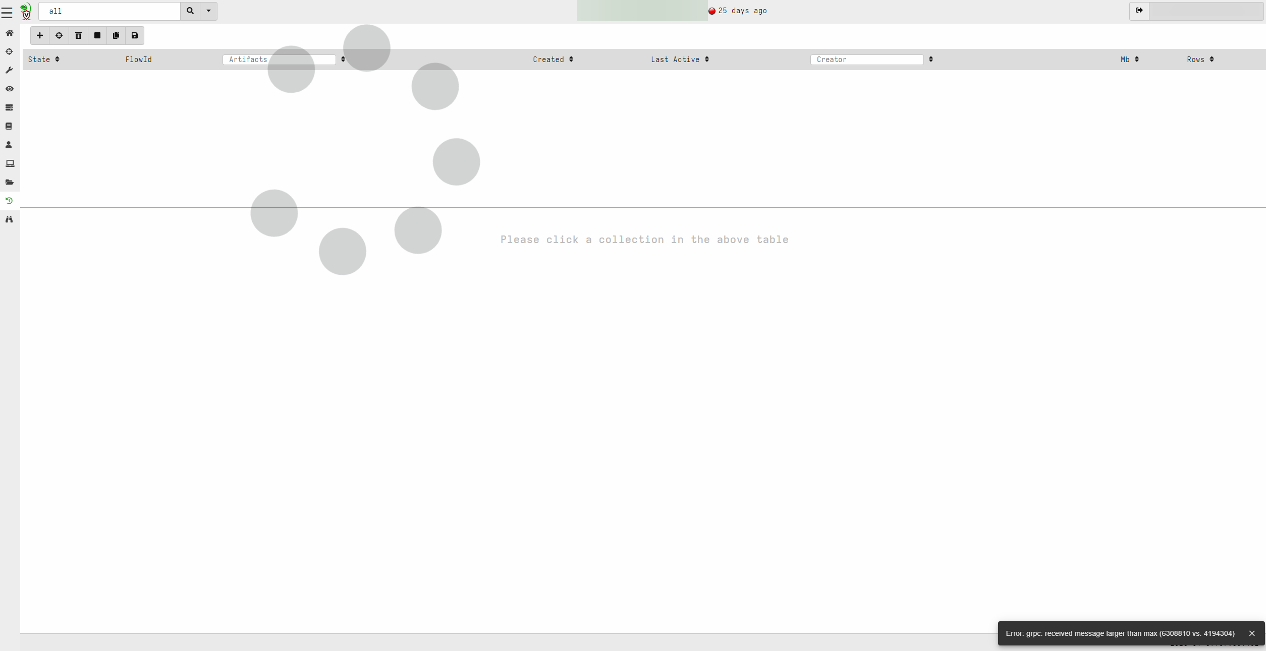 Grpc Error · Issue 2372 · Velocidexvelociraptor · Github