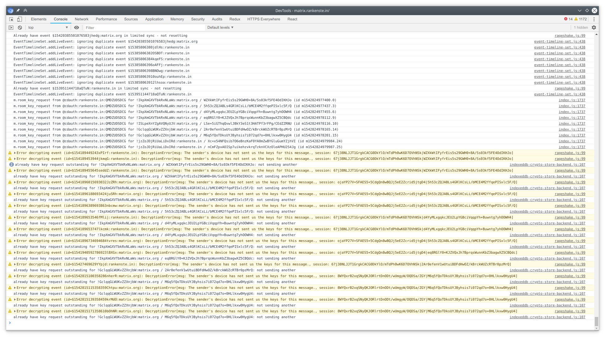 element-web uses a lot of CPU and memory and frequently crashes · Issue #7732 · element-hq ...