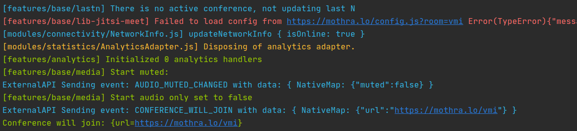 failed to load config.js from in android >>>> 'Failed to load config from https://domainname ...
