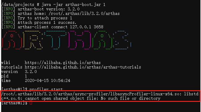 docker openjdk11 alpine基础镜像，跑火焰图异常 · Issue #1109 · alibaba/arthas · GitHub