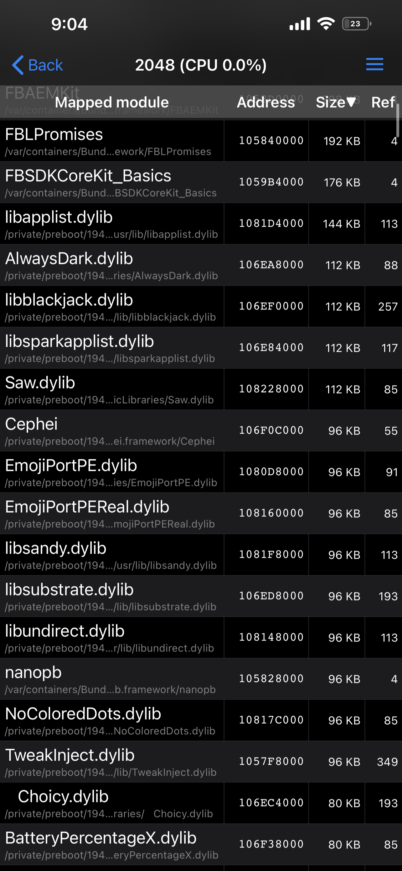 Crashes on Xina 1.1.5 on iOS 15.1.1 in the new beta 3.5 · Issue #80 · jjolano/shadow · GitHub