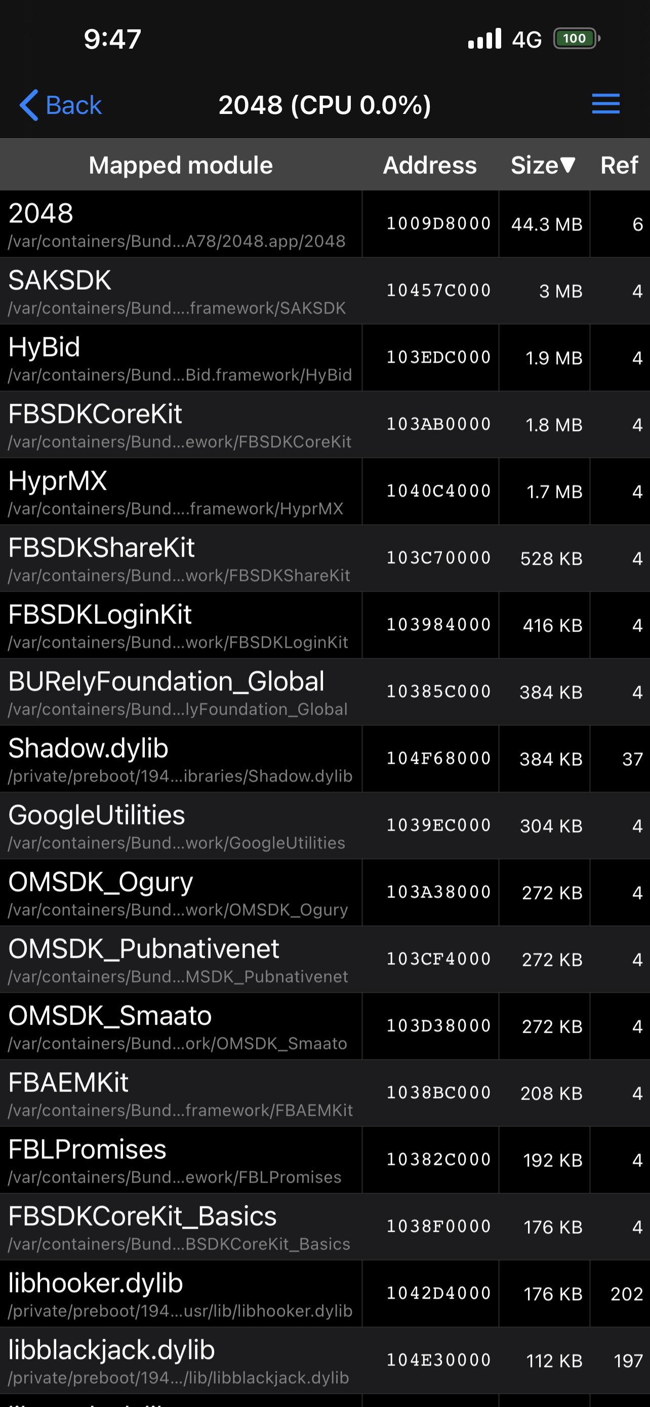 Crashes on Xina 1.1.5 on iOS 15.1.1 in the new beta 3.5 · Issue #80 · jjolano/shadow · GitHub
