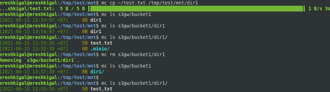 Minio In Gateway Mode With Sse C Encryption Encrypts Directories As Objects When Mounted As