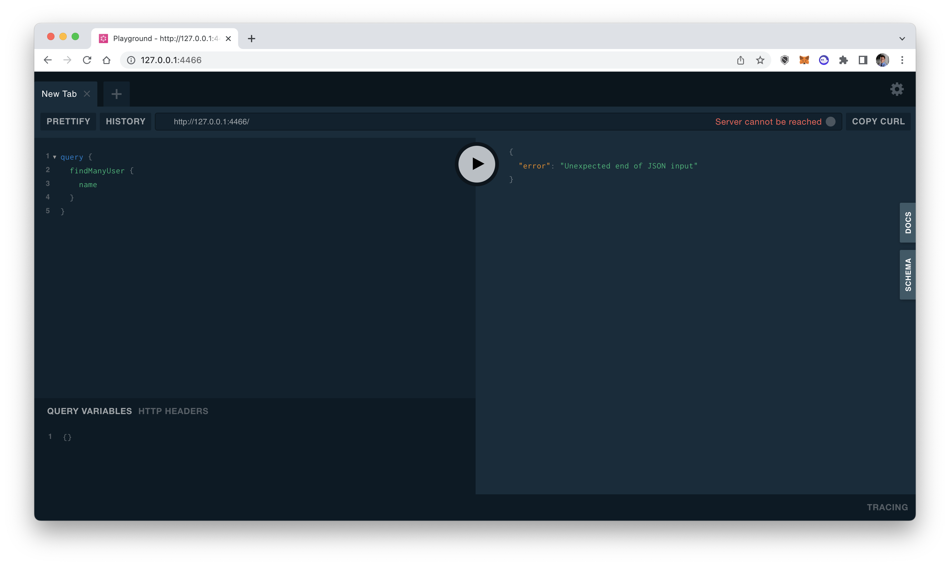 Query Engine doesn't return anything when queried with GraphQL · Issue ...