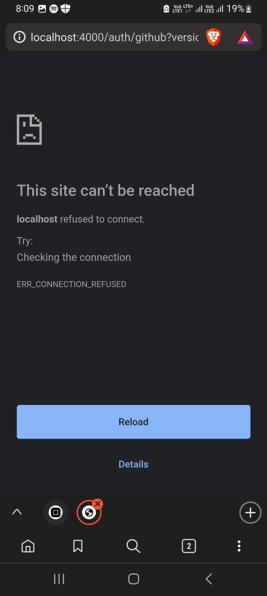 Sign In Through Github To Codesandbox Project On Mobile Not Working It