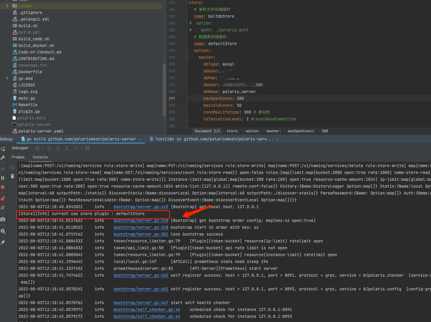 由于polaris-server.yaml配置不当，引起polaris-server服务启动之后访问不了 · Issue #560 · polarismesh/polaris · GitHub