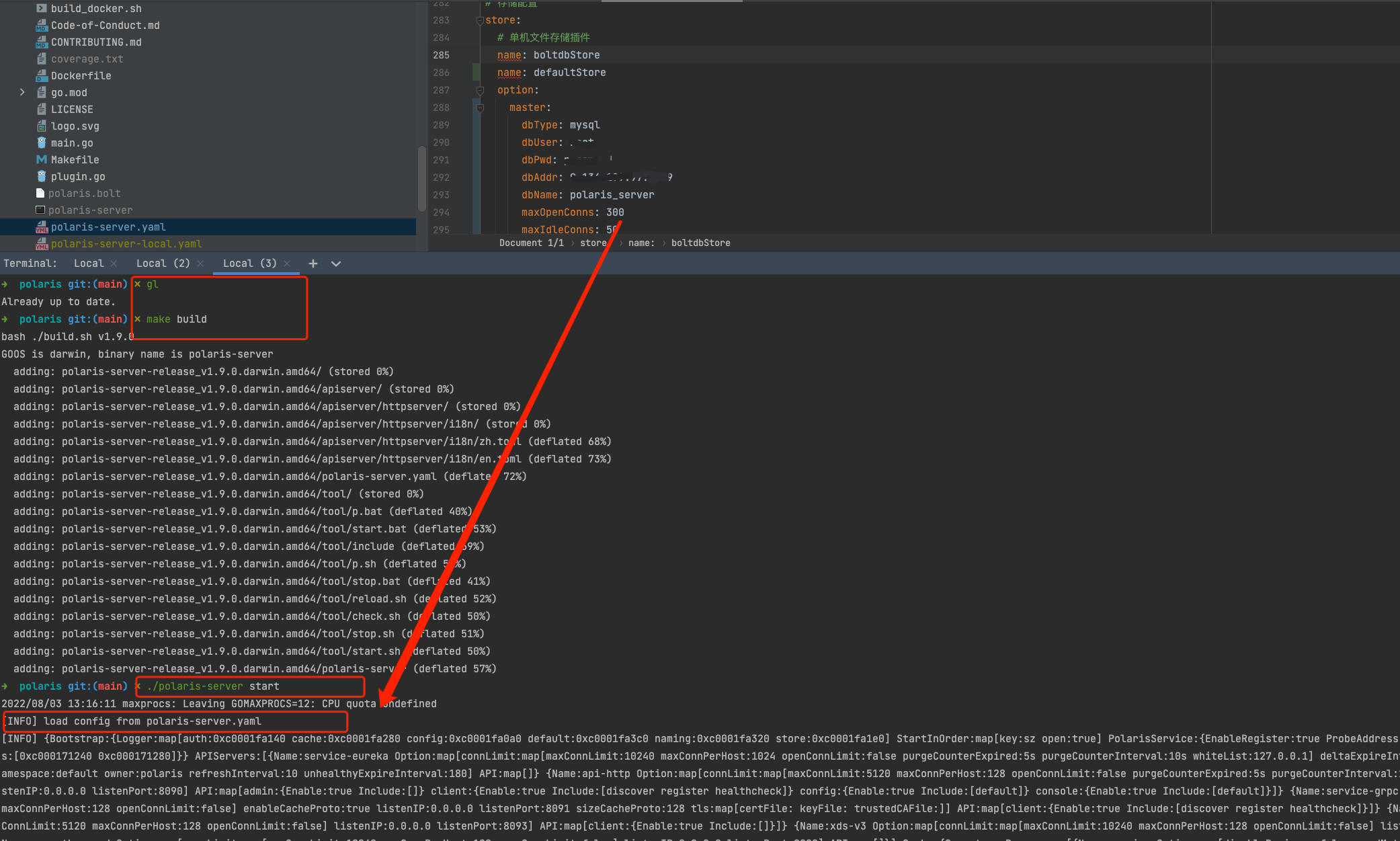 由于polaris-server.yaml配置不当，引起polaris-server服务启动之后访问不了 · Issue #560 · polarismesh/polaris · GitHub
