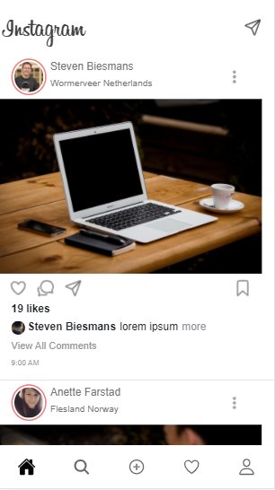 GitHub - khanbalooch/Instagram-clone: A cross platform Instagram clone app built on ionic (v6.xx)