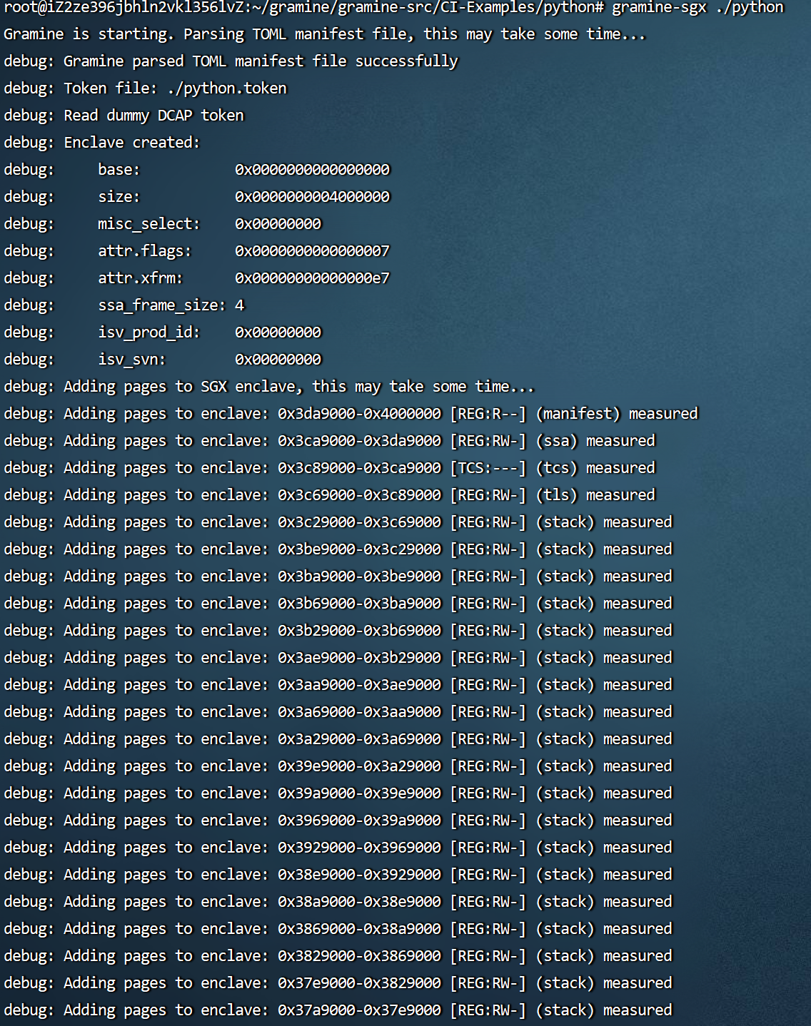 run error · Issue #558 · gramineproject/gramine · GitHub