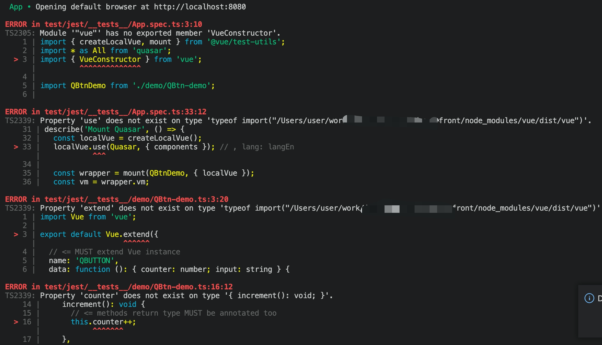 build error when using jest · quasarframework quasar · Discussion #10406 · GitHub
