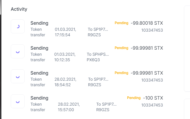 [4.1.0] Bug: Pending transaction · Issue #657 · leather-io/desktop · GitHub