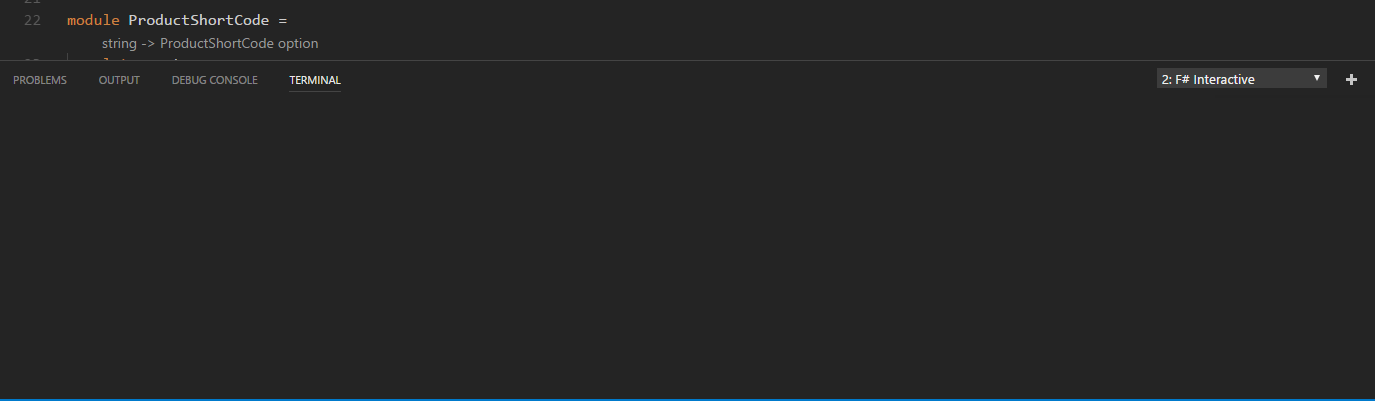 Terminal not rendering normally. · Issue #591 · ionide/ionide-vscode-fsharp · GitHub