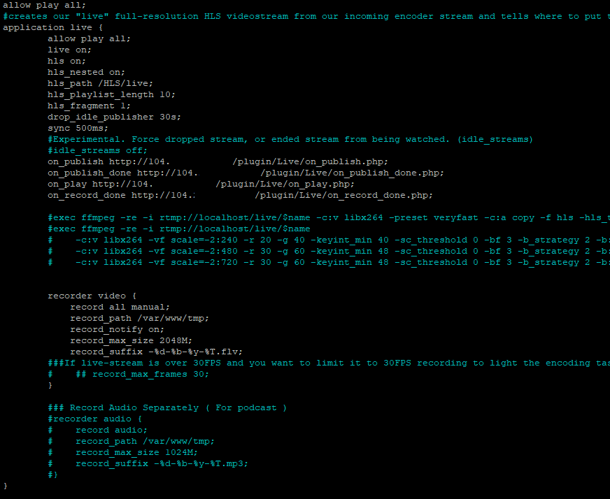 Recording live on an external server · Issue #6092 · WWBN/AVideo · GitHub