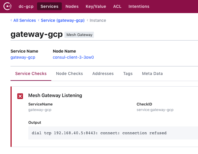 Mesh Gateway starts "unhealthy" when no other service is registered in ...