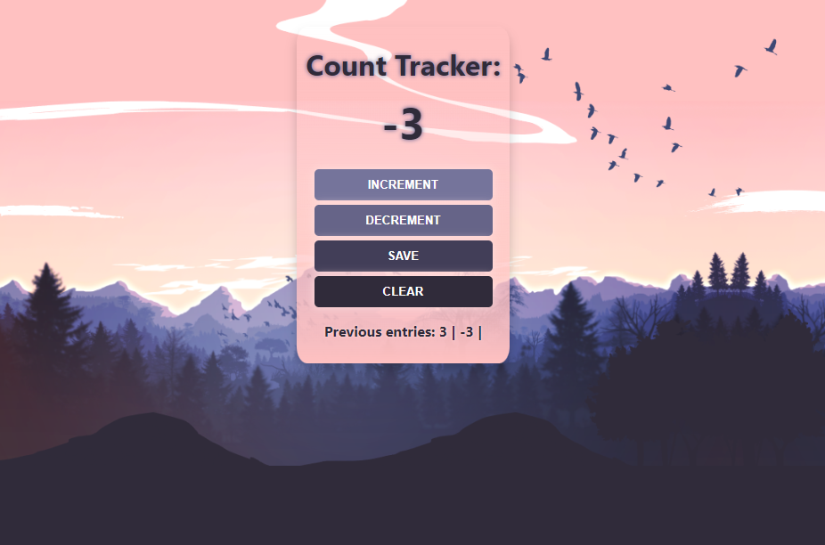 GitHub - cgraham74/CountTracker: It is a tracker that allows you to ...