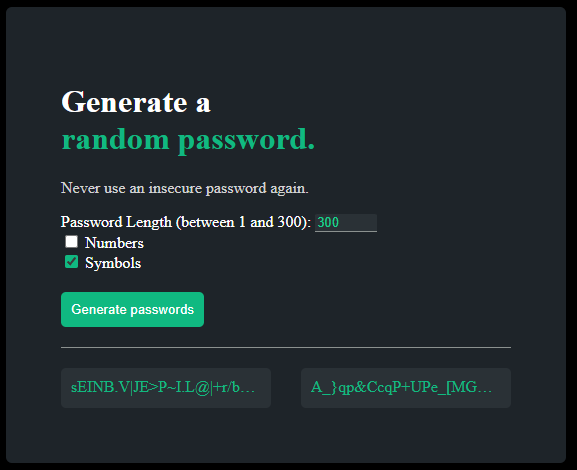 GitHub - cgraham74/Password_Generator: Allows users to randomly ...