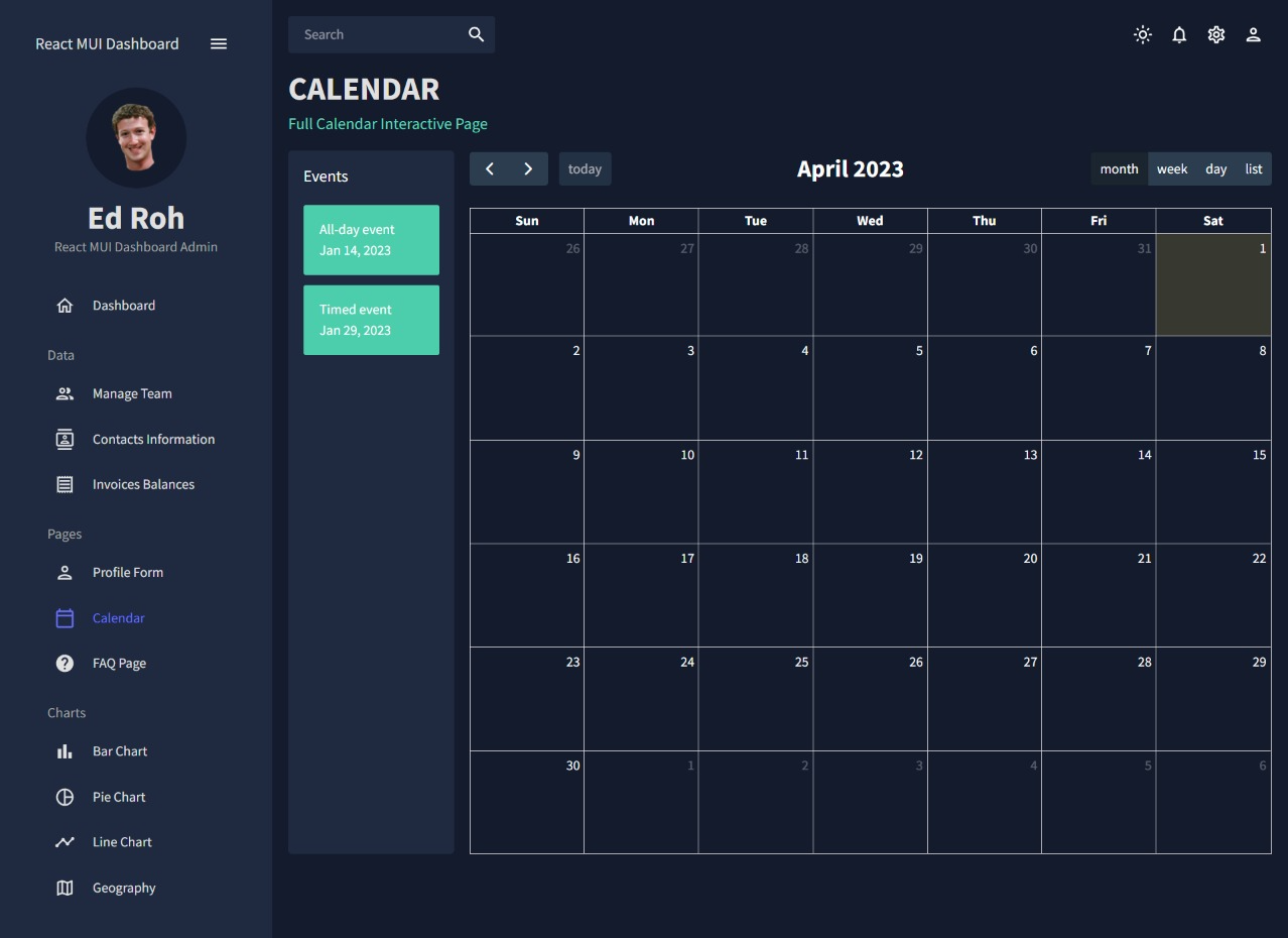 GitHub - xueyublue/react-dashboard-mui