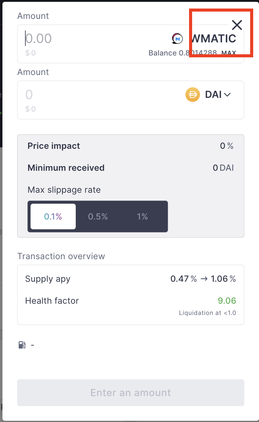 Swap modal UI problems · Issue #644 · aave/interface · GitHub
