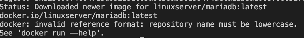 Container stops right after creation · Issue #108 · linuxserver/docker-mariadb · GitHub