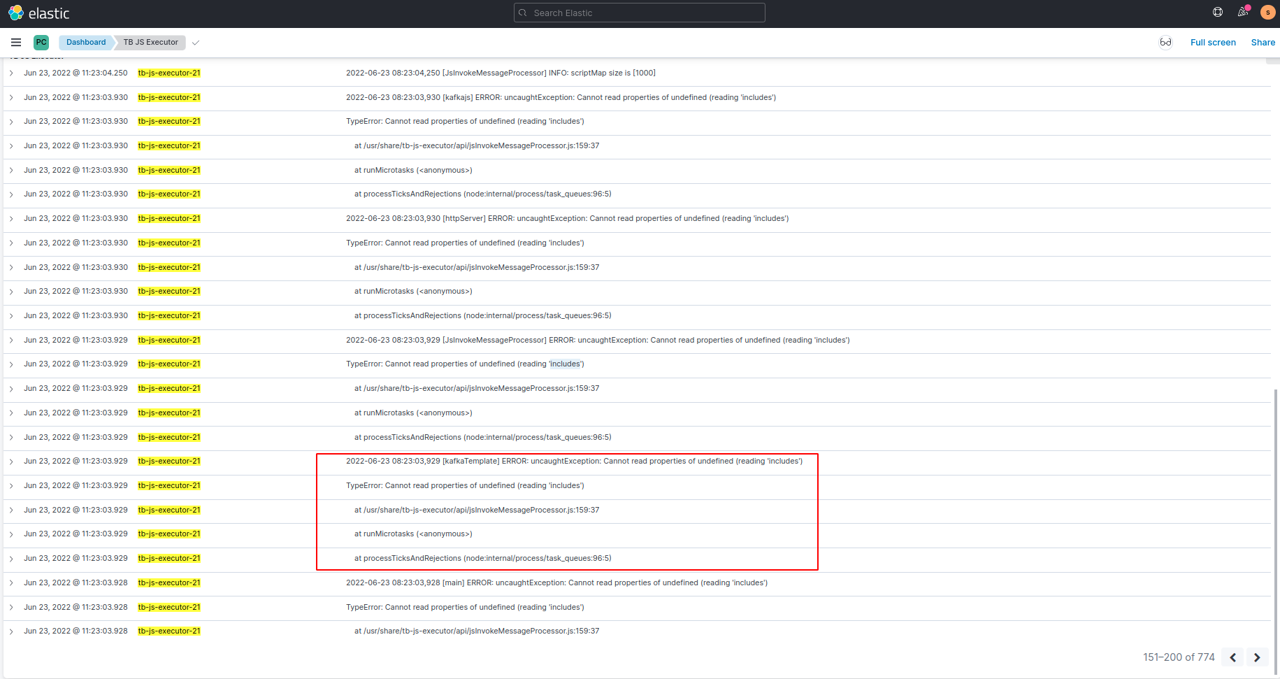 [Bug] JS-executor crach some time · Issue #6808 · thingsboard/thingsboard · GitHub