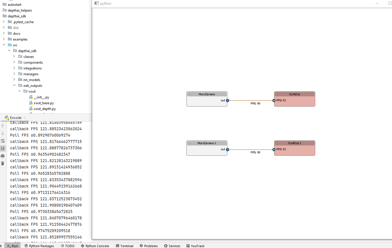 [BUG] SDK OakCamera.poll() takes too much time · Issue #985 · luxonis/depthai · GitHub