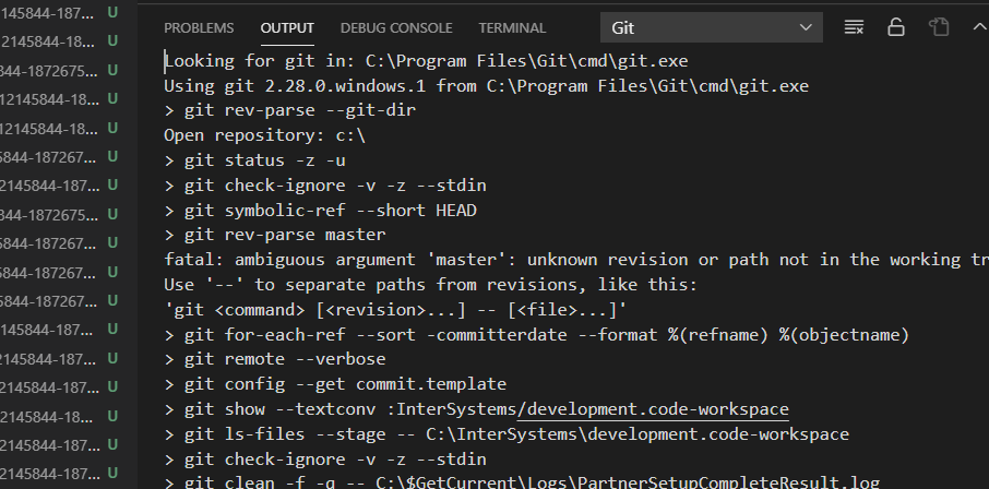 Source Control option "Discard All Changes" reported an error and no files were deleted · Issue ...