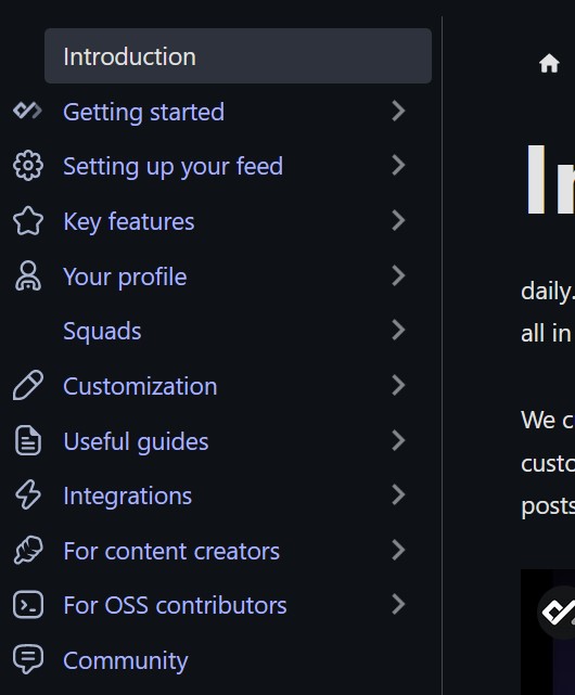 Incorrect Color for "Squads" Icon in Sidebar · Issue #228 · dailydotdev/docs · GitHub