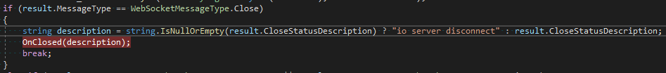 Incorrect disconnect reason · Issue #182 · doghappy/socket.io-client-csharp · GitHub