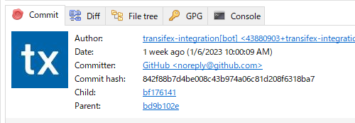 Align the indent width of the commit information · Issue #10640 · gitextensions/gitextensions ...