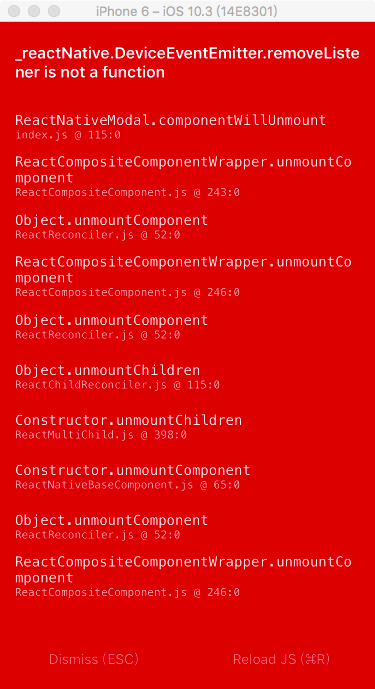 [RN 0.25.1] _reactNative.DeviceEventEmitter.removeListener is not a function · Issue #16810 ...