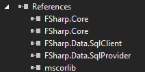 Duplicate FSharp.Core in project when upgrading to 1.1.15 · Issue #465 · fsprojects/SQLProvider ...
