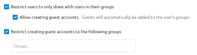 Guest invitation not working with "share within own groups" activated · Issue #293 · nextcloud ...