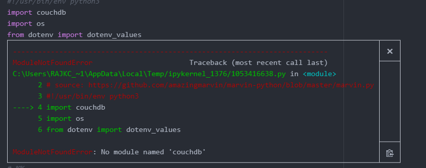 Hydrogen Package: New Python Modules Cannot be Found · Issue #519 · pulsar-edit/pulsar · GitHub