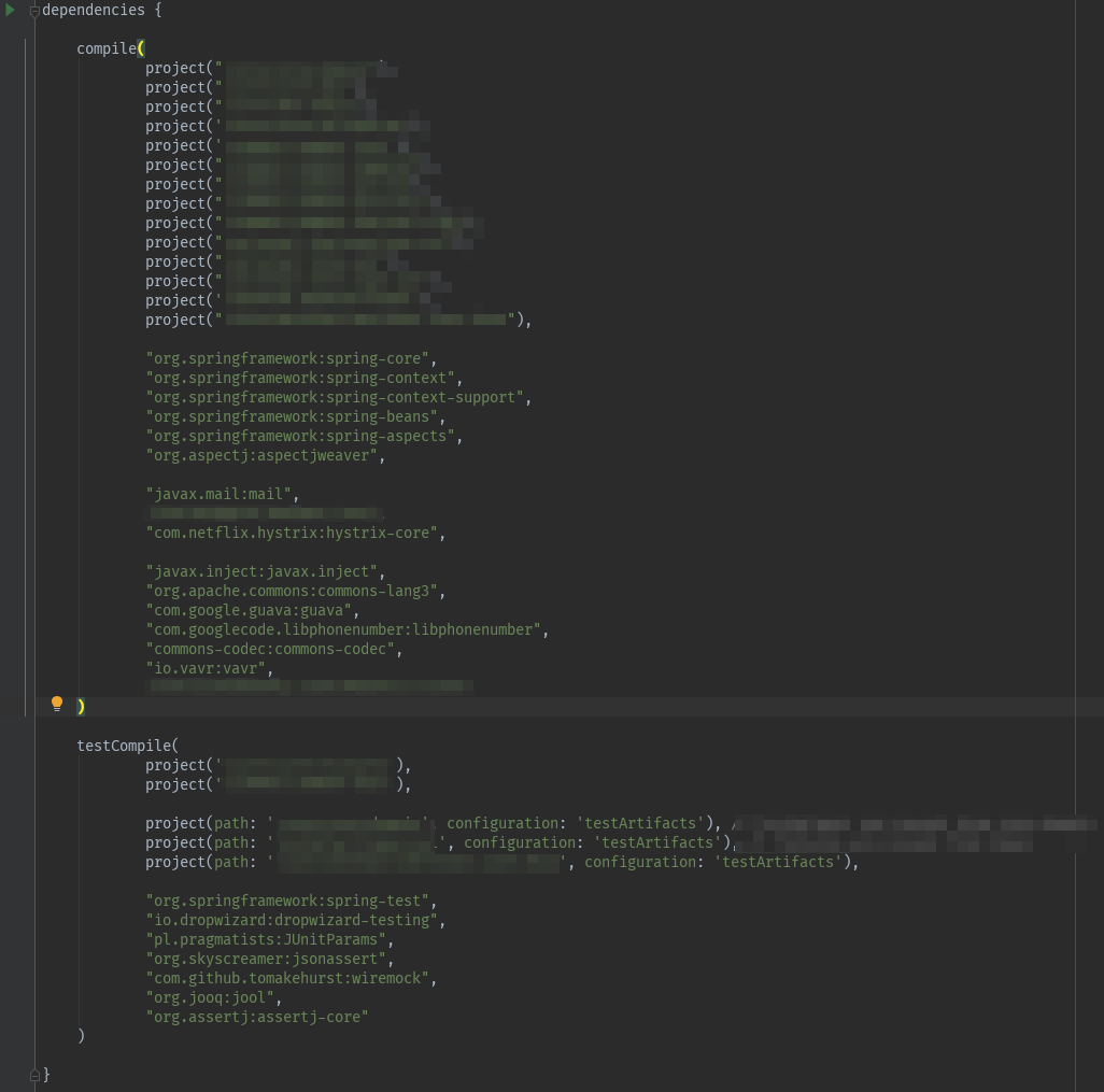 Dependency Declaration Dsl Should Uniformly Supports Collections Of Dependency Notations · Issue 