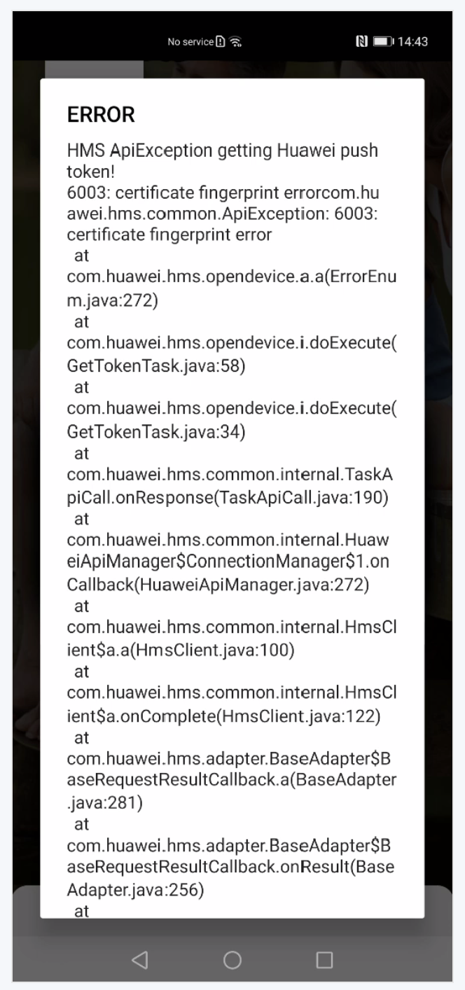HUAWEI devices always state "Not Subscribed" · Issue #1058 · OneSignal/react-native-onesignal ...