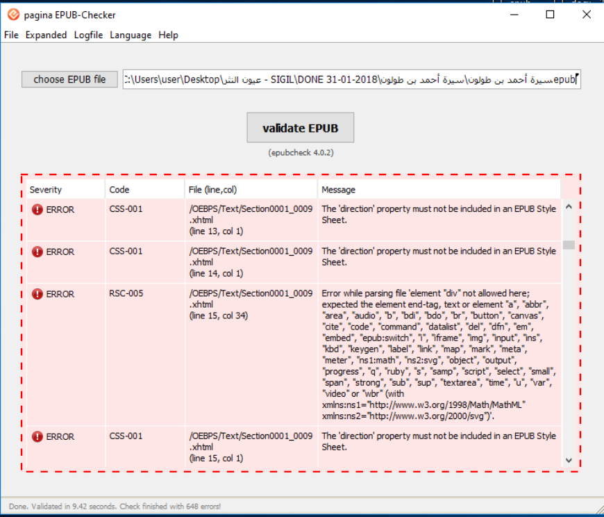 Setting direction causing error on epub checker · Issue #342 · Sigil-Ebook/Sigil · GitHub