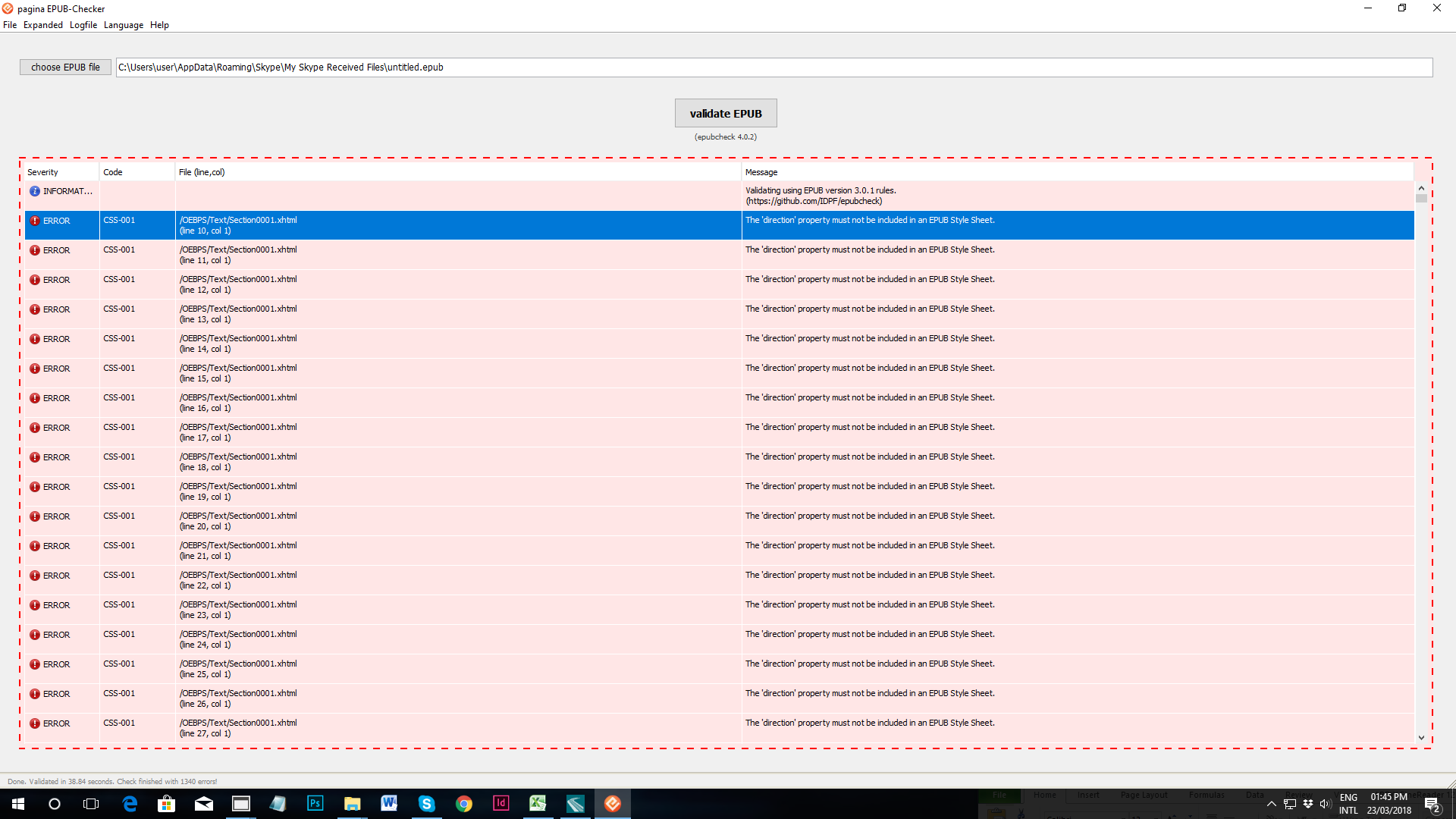 Setting direction causing error on epub checker · Issue #342 · Sigil-Ebook/Sigil · GitHub