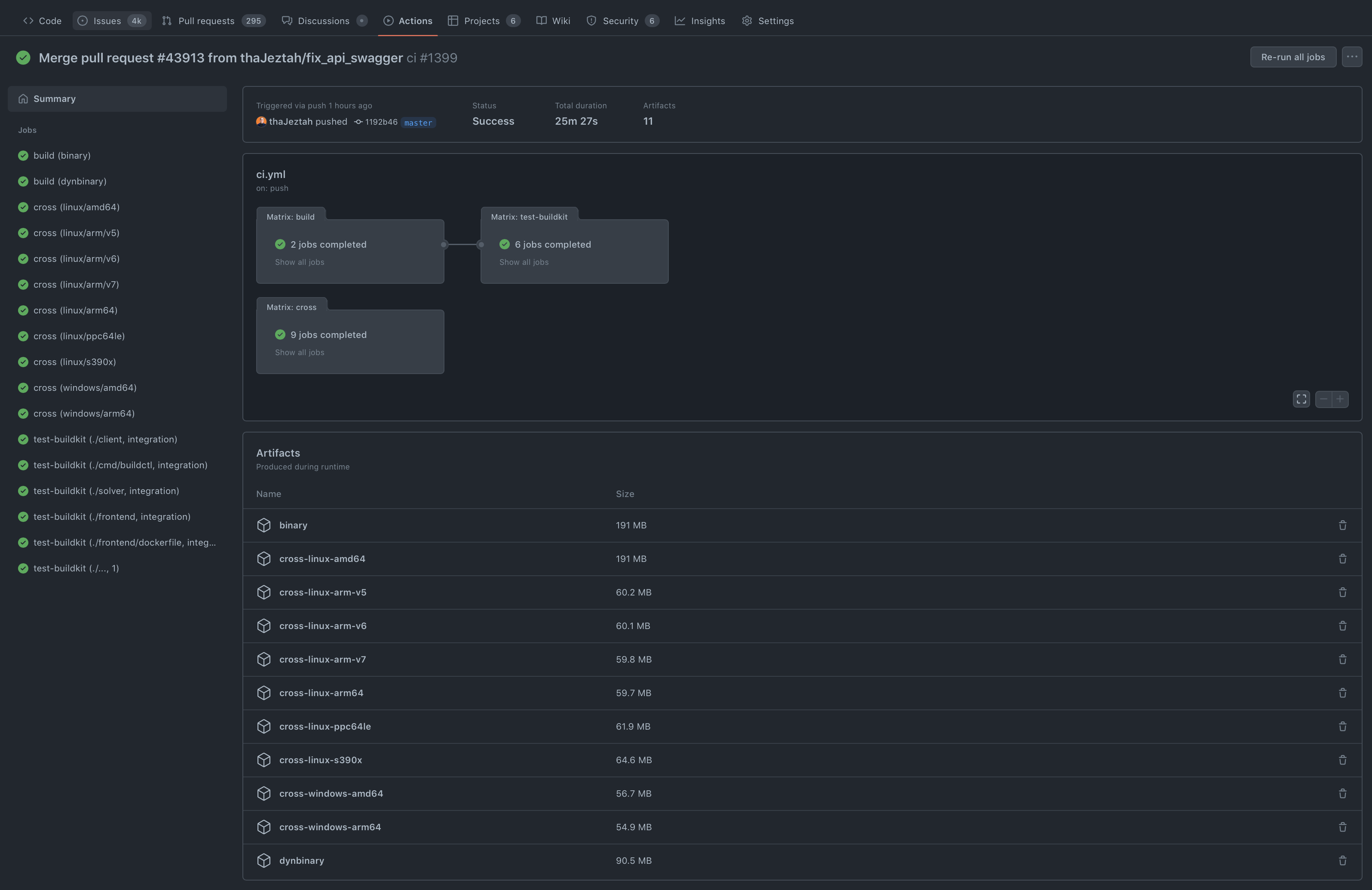 Docker Master Binaries stopped being updated · moby moby · Discussion #43900 · GitHub