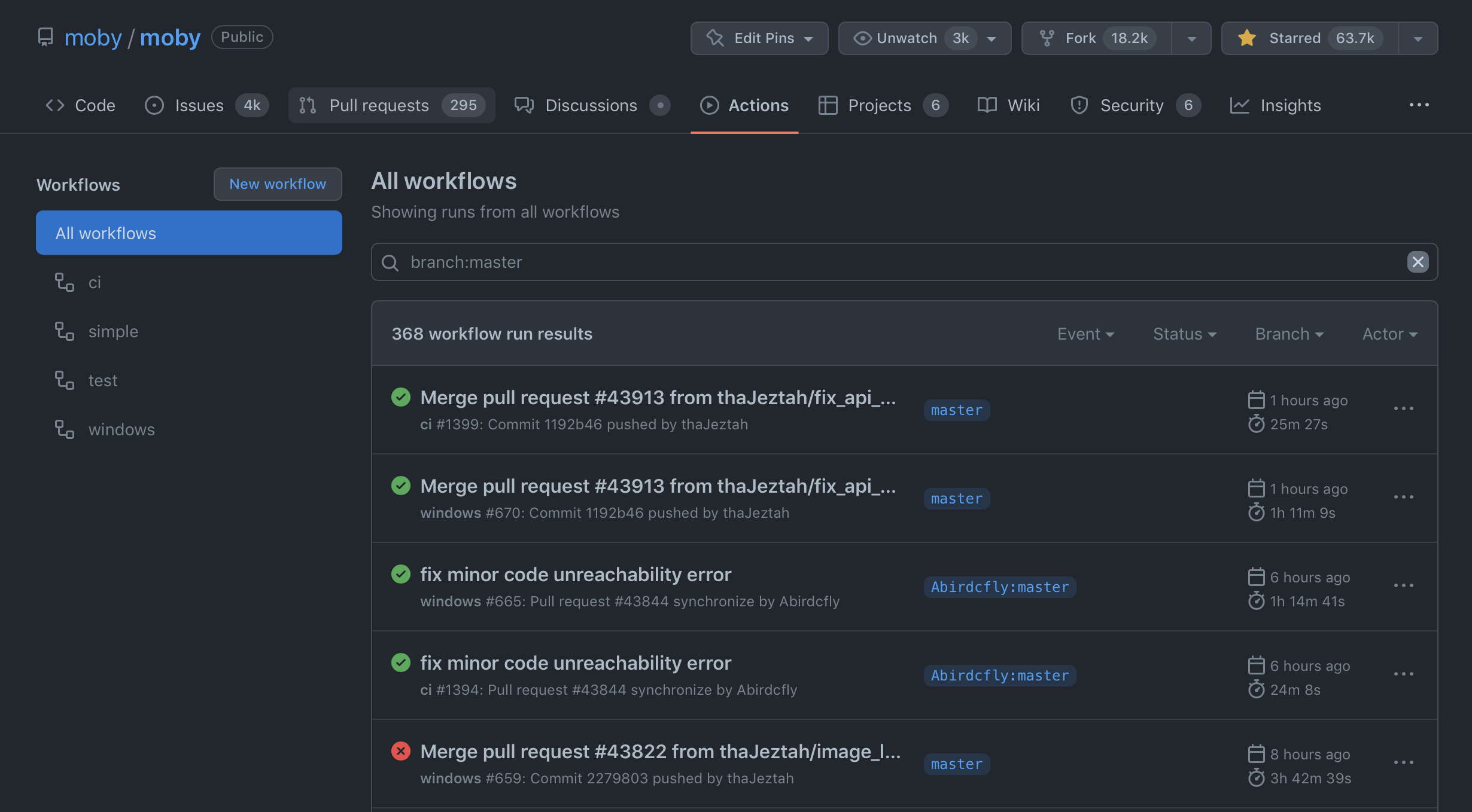 Docker Master Binaries stopped being updated · moby moby · Discussion #43900 · GitHub